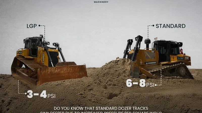 Low-Ground Pressure Dozers for Soft Terrain Work